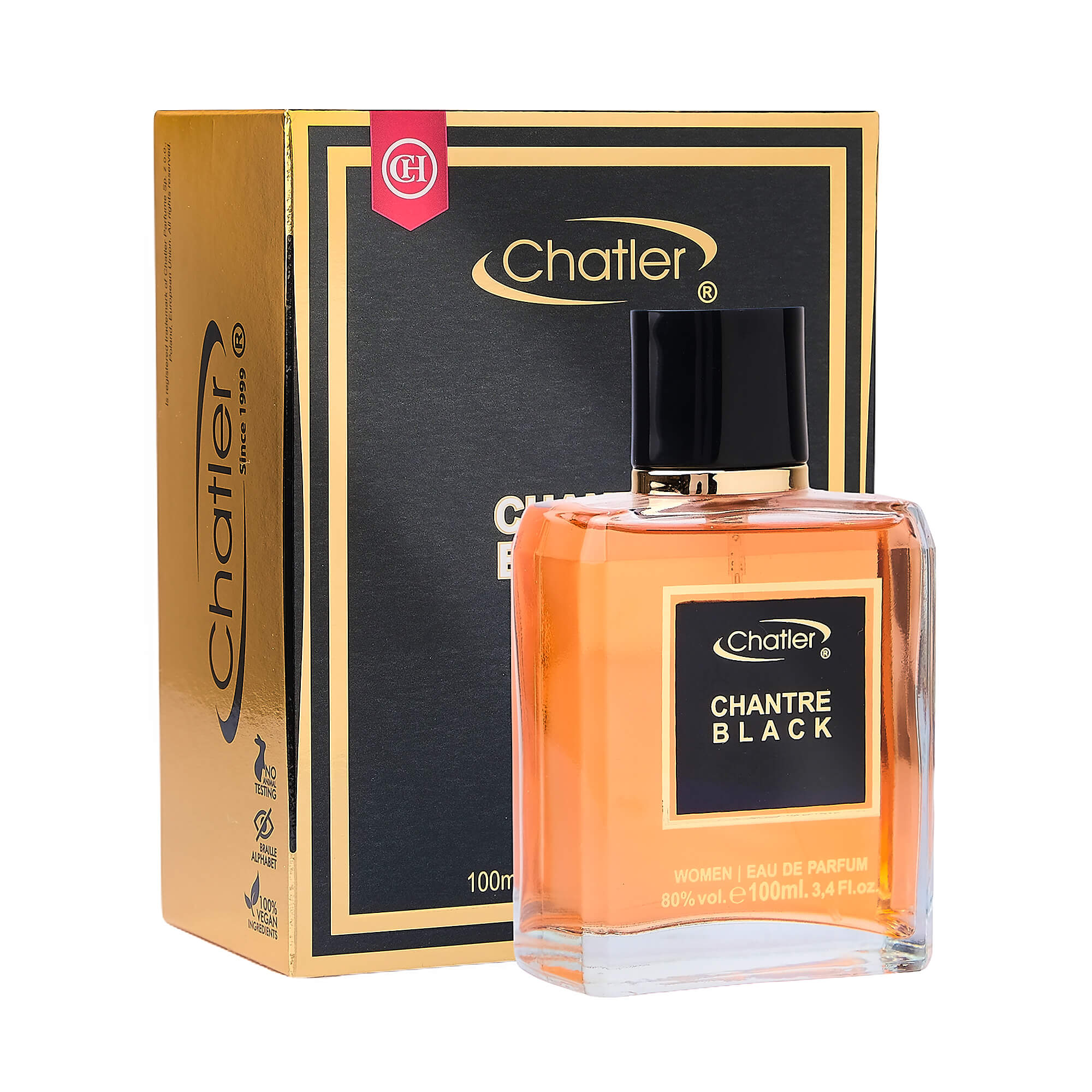 Apa de parfum Chatler - Chantre Black Woman 100 ml - Chatler.ro
